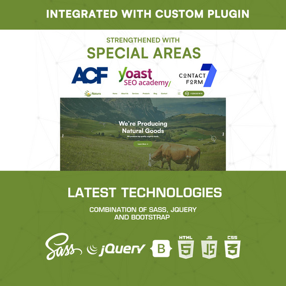 Natura - Agricultural Farm WordPress Theme #252357