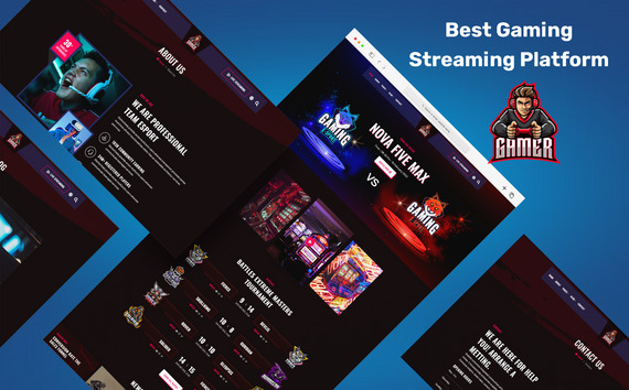 Gamer - eSports and Gaming HTML5 Template #321110