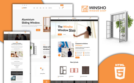 Winsho - Window Shop HTML5 Template #221032
