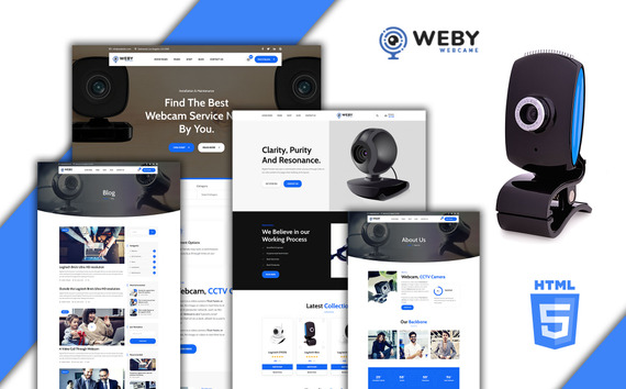 Weby - Webcam Agency HTML5 Template #187615