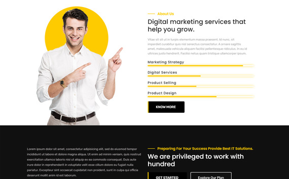 Teckat | Business HTML 5 Website Template #186123