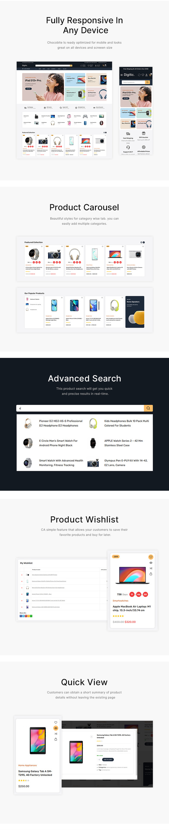 Digitic - Electronics, Gadgets and Computers Multipurpose Elementor WooCommerce Responsive Theme ...