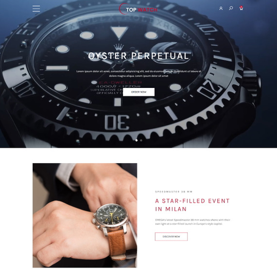 TopWatch – Watch Store & Repair Services Elementor WordPress Theme #423927