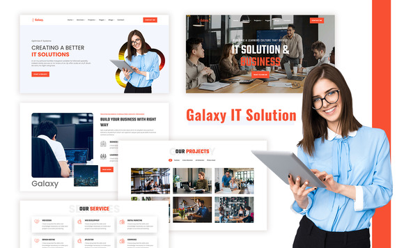 Galaxy - IT Solution HTML Template #187928