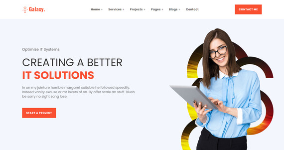 Galaxy - IT Solution HTML Template #187928