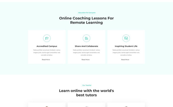 Dreamhub - Online Education Tutoring HTML5 Template #359670