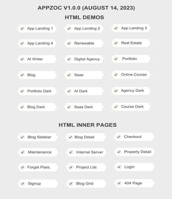 Appzoc - Multipurpose Bootstrap 5 HTML Template #351042