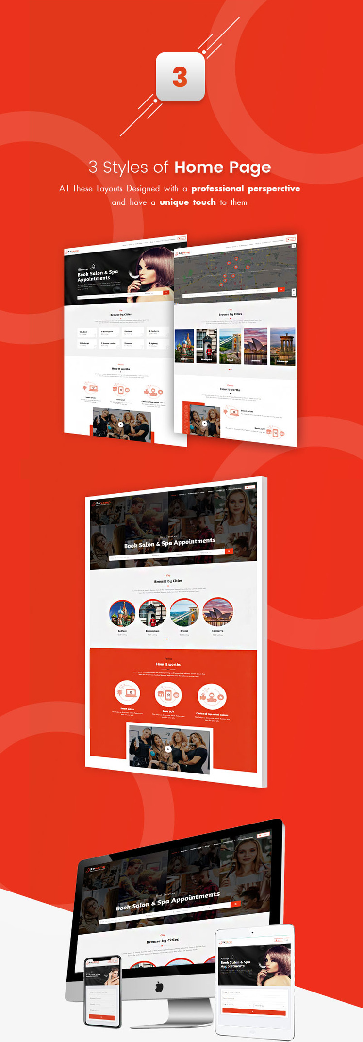 Revamp - Salon Directory WordPress Theme #123156