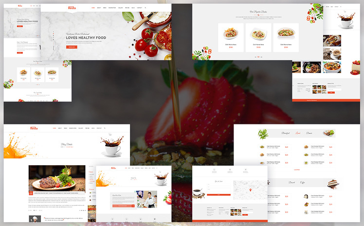 Resta - Responsive Restaurant Website Template #69067