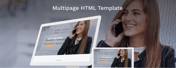 Call Center Multipage HTML5 Website Template #69212