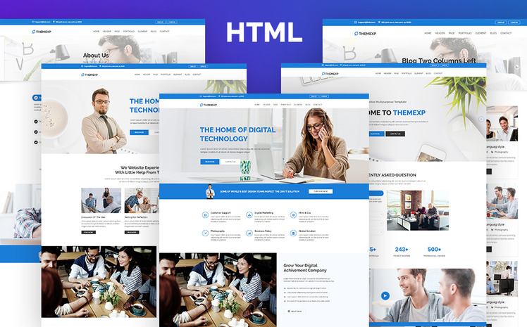 Themexp - Corporate Responsive Website Template #85736
