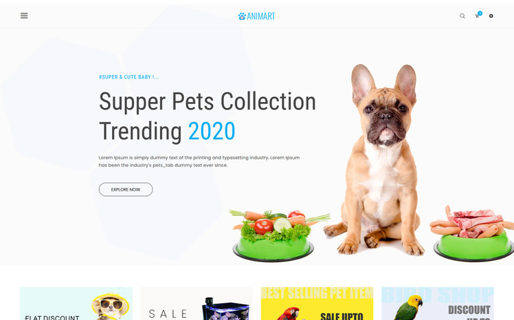Animart Pet Shop Care bootstrap 5 Template #117212