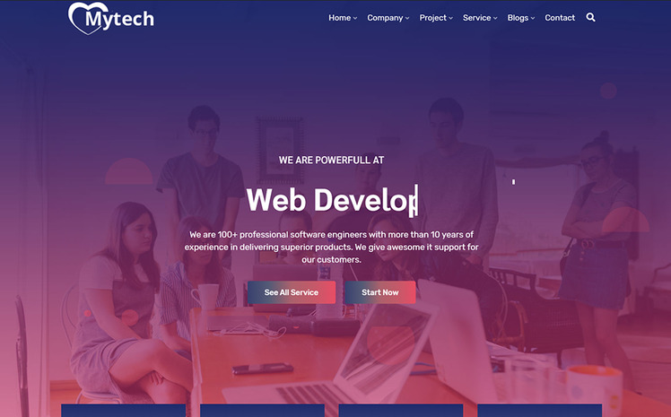 MyTech-IT Solution & Business Consulting WordPress Theme #105206