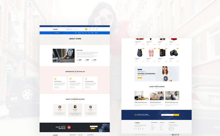 Emarket - Multipurpose eCommerce Website Template #147102