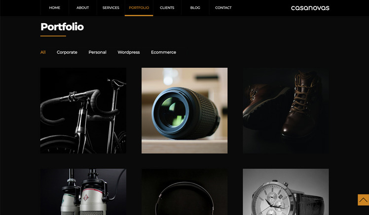 Kaylee - Personal Portfolio Website Template #100518