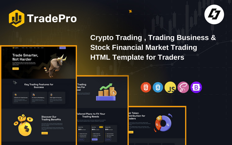 TradePro - The Ultimate HTML Template for Trading, Forex ...