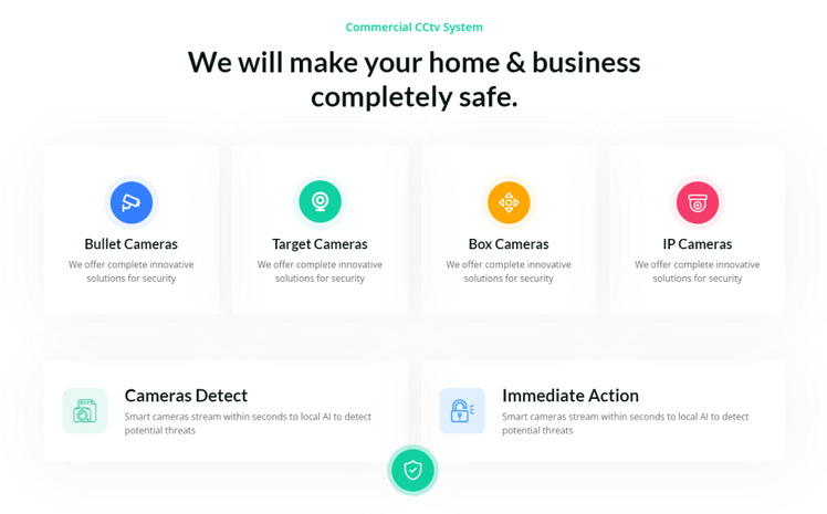 CCkam - CCTV Security Systems HTML Template #318942