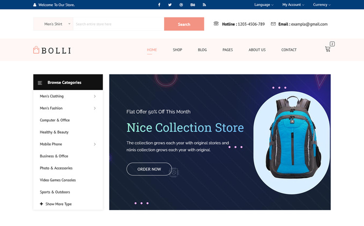Bolli - Multipurpose Fashion Bootsrap 5 Website Template #338091