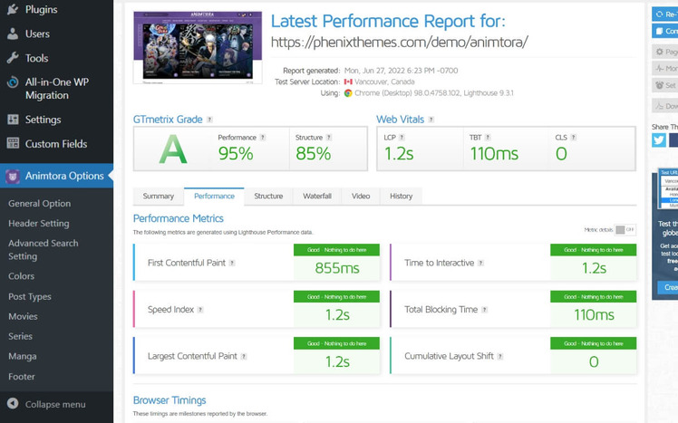 Animtora - Online Anime and Manga WordPress Theme #260265