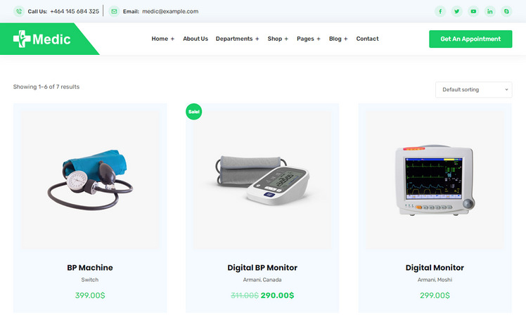 Medic - Hospital, Diagnostic, Clinic, Health and Medical Lab HTML and ...
