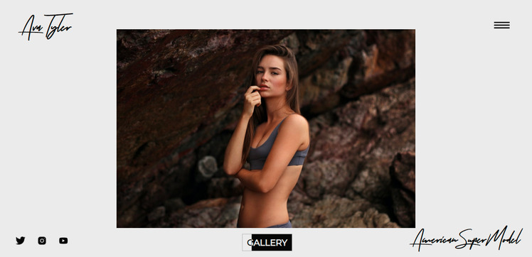 WINK - Model Portfolio Bootstrap Template #185422