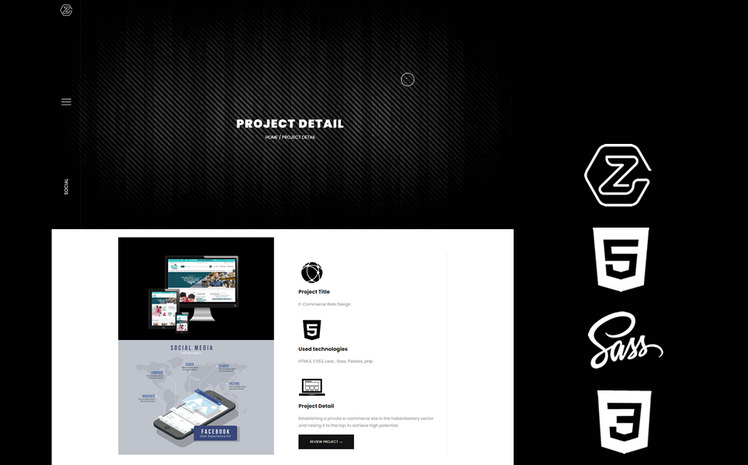 Zen Creative Html5 Css3 Theme Website Template #228066