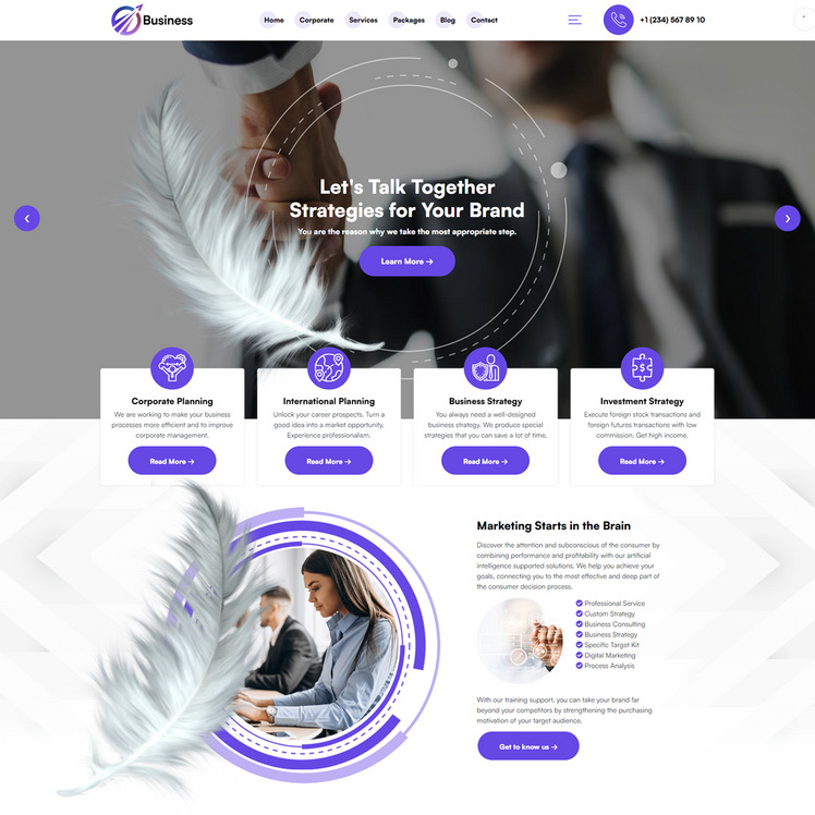 Business - Corporate Business WordPress Theme #284620