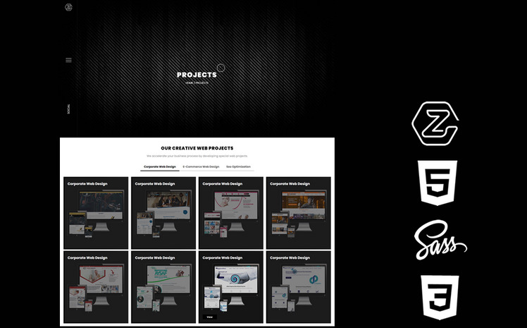 Zen Creative Html5 Css3 Theme Website Template #228066