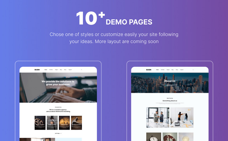 Busin One - Website template HTML #271306