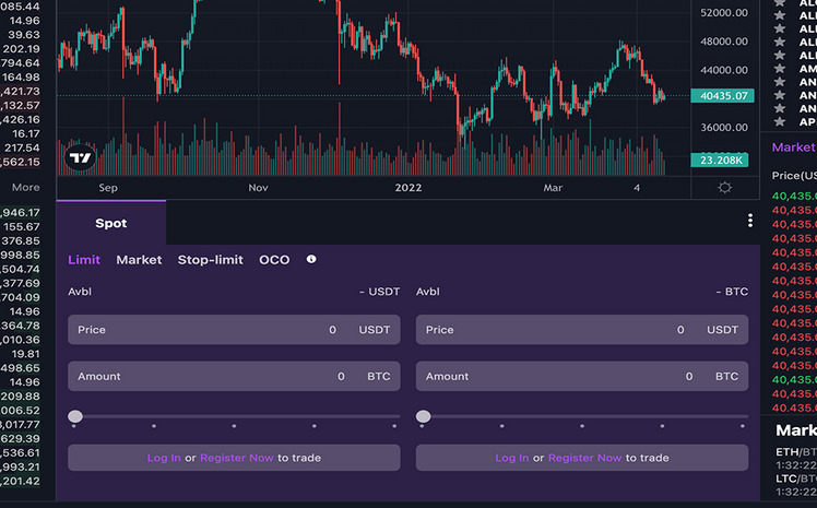 Chartsa - Crypto Trading Chart With Advanced Tools React Next JS and ...