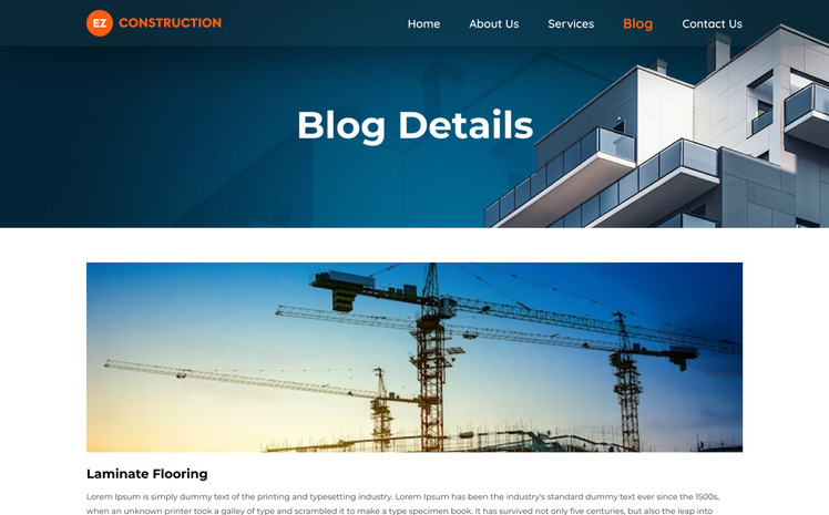 EZ-Construction: A Dynamic WordPress Theme for Revolutionizing Your Construction Business #423310