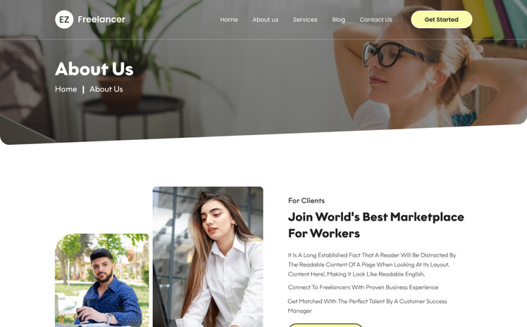 EZ Freelancer: The Ultimate Freelancer Portfolio Solution #430825
