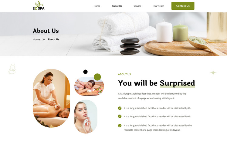 EZ Spa: The Perfect WordPress Template for Creating a Stunning Spa or ...