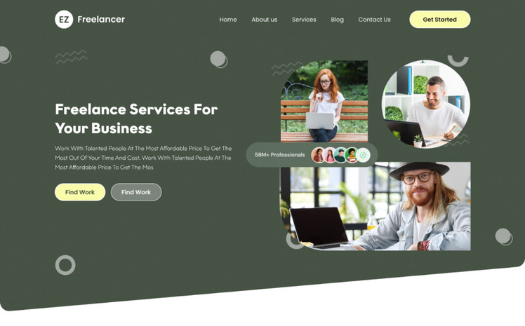 EZ Freelancer: The Ultimate Freelancer Portfolio Solution #430825