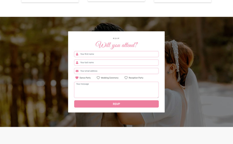 Marriage Ceremony HTML Responsive Wedding Template #258373
