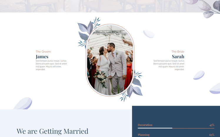 Clover - Wedding HTML Responsive Template #297231