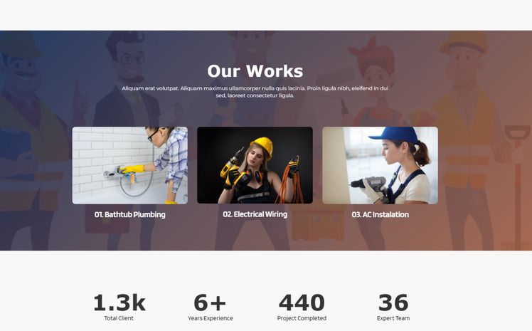 Roso Quality Home Repairing Service - Wordpress Theme #338656