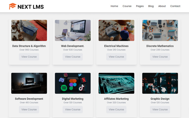 Next LMS - LMS Online Education Course React Template #302018