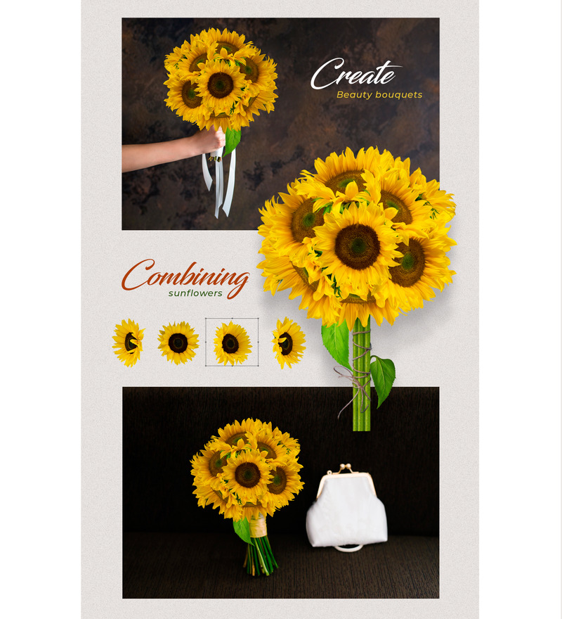 Sunflowers Creator Pack product mockup - TemplateMonster