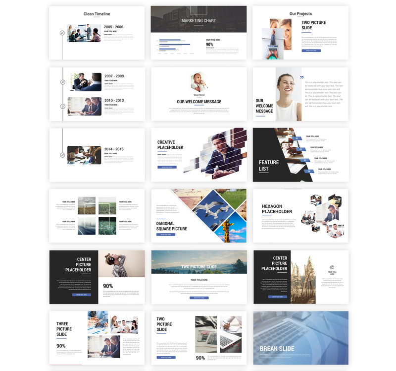 Senja PowerPoint template #69313 - TemplateMonster