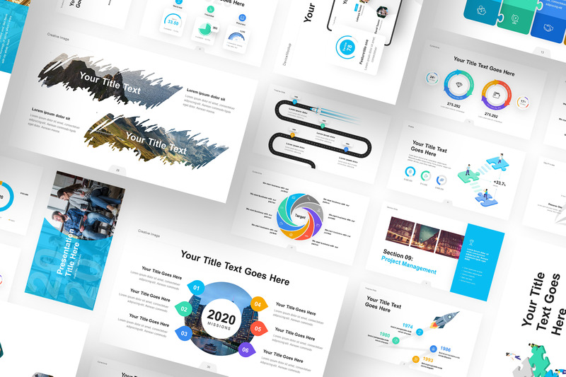 Vectory Infographic Asset Pack PowerPoint template