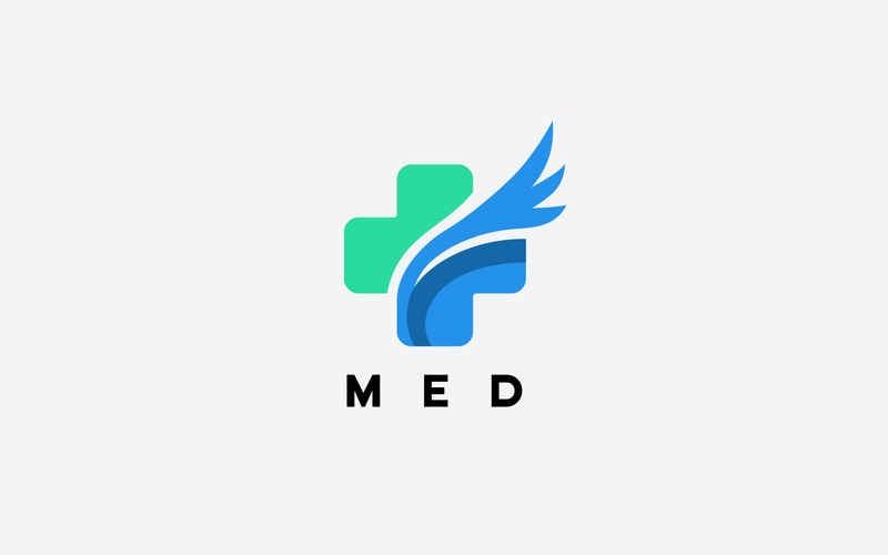 Medical Wings Logo Template #121152 - TemplateMonster