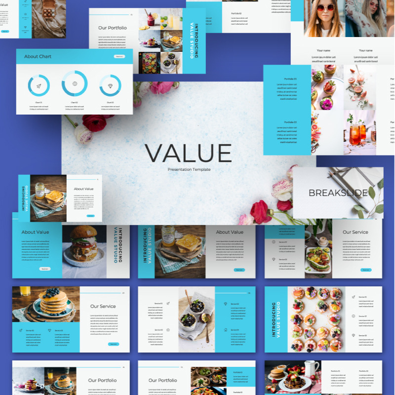 Value Studio Google Slides #100765 - TemplateMonster