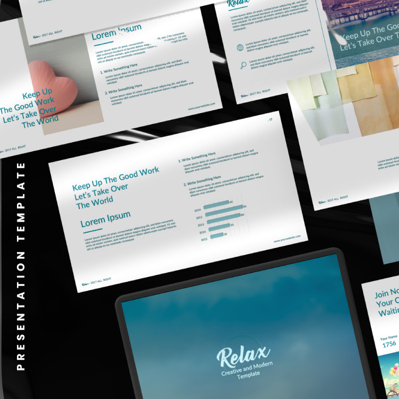 Relax PowerPoint template #101081 - TemplateMonster
