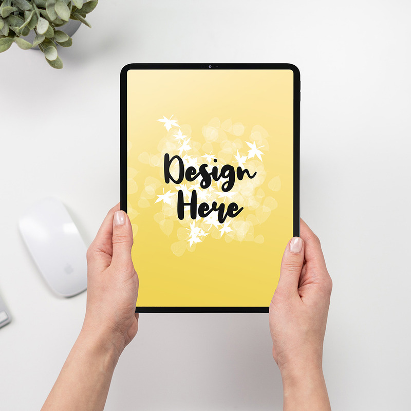 Tablet product mockup #136654 - TemplateMonster