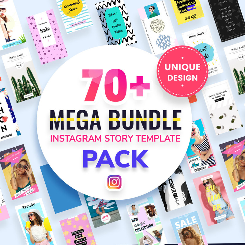 Instagram Stories Mega Bundle Social Media Template