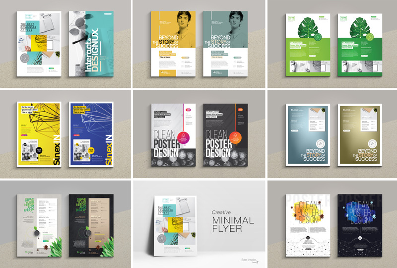 10 Best Minimalist Flyers - Corporate Identity Template