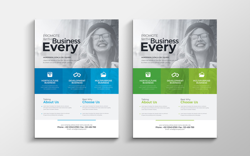 Every Business Minimal Flyer - Corporate Identity Template