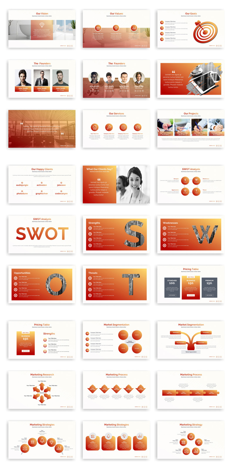 The Style PowerPoint template #78232 - TemplateMonster