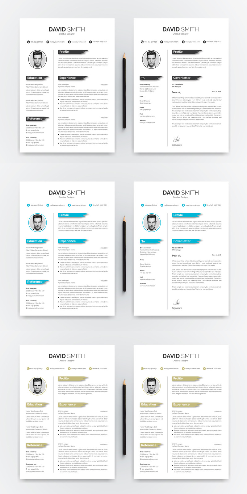 David Smith Resume Template #82379 - TemplateMonster